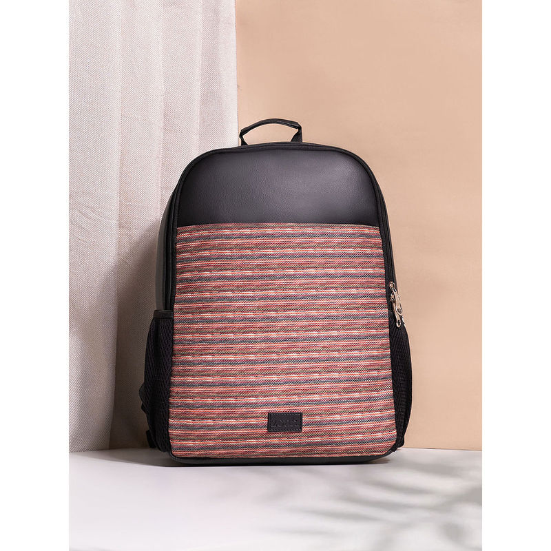 Buy Zouk Goan Waves Men Laptop Backpack Brown Online