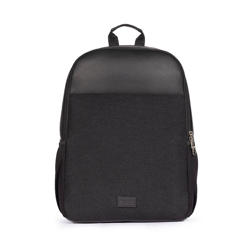 Buy Zouk Jet Black Men Laptop Backpack Black Online