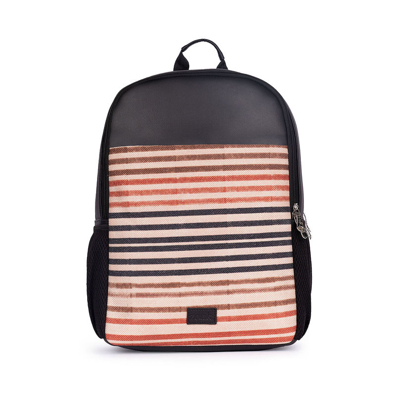 Buy Zouk Qutub Stripes Men Laptop Backpack Multicolor Online