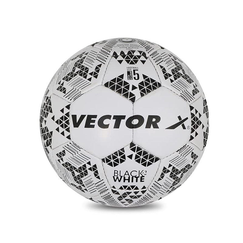 Buy Vector X BLACK & WHITE Hand Stitched Football (32 panels) (5) Online
