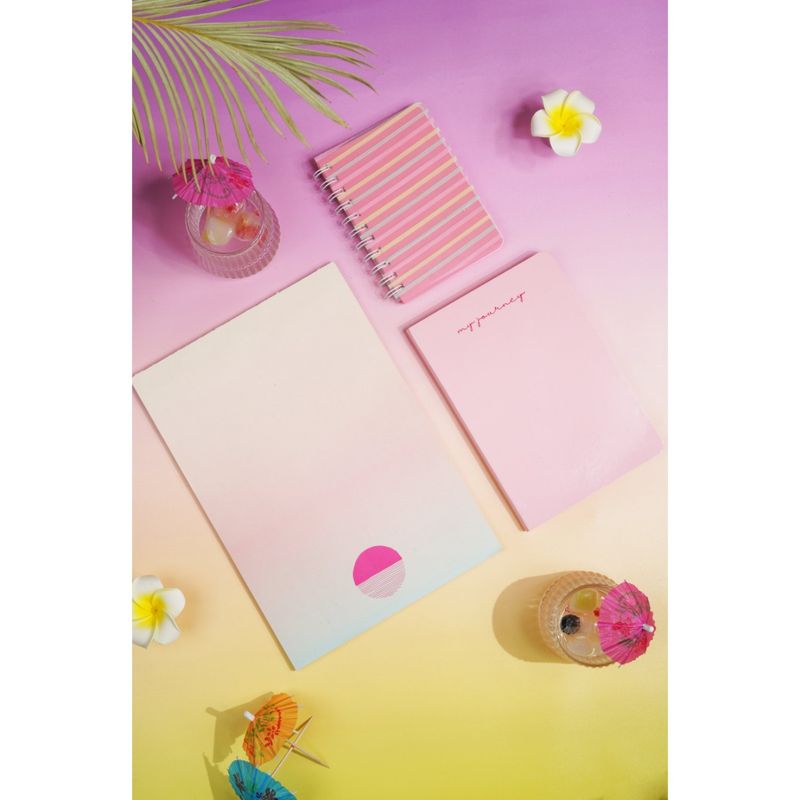 Buy Writenery Magenta Sunset Notebook, Journal & Notepad Combo Online
