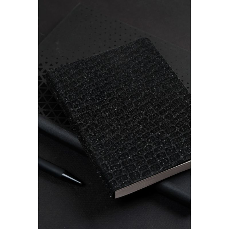 Buy Writenery Animal Croc Pattern Black A6 Notebook Online