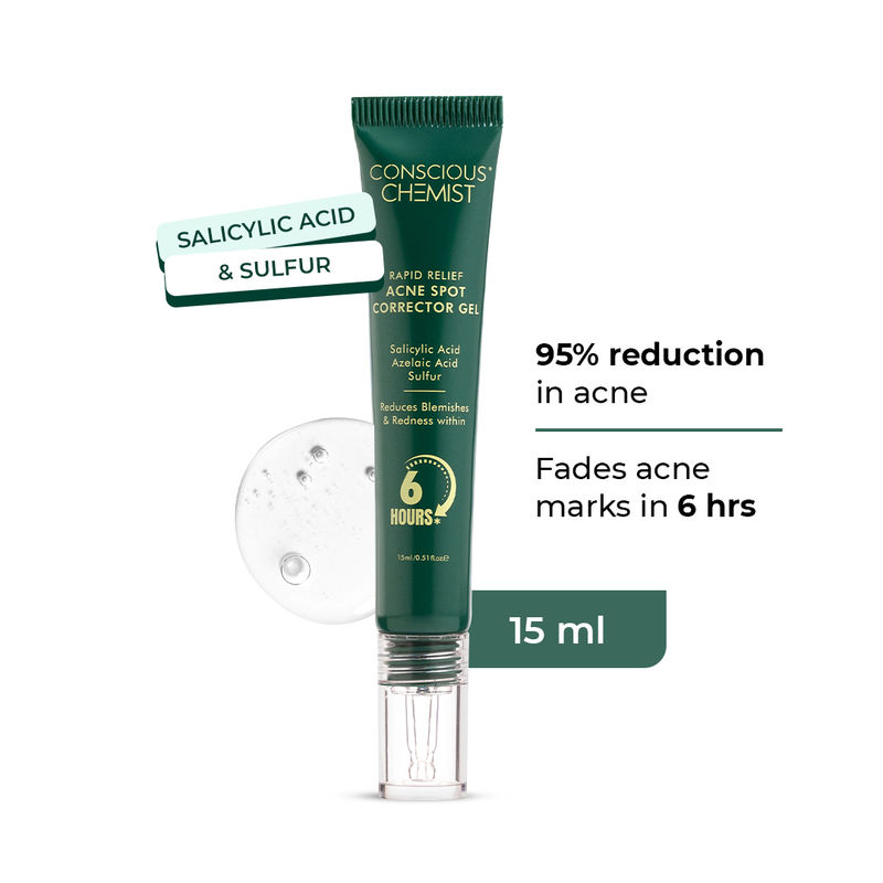 Buy Conscious Chemist Rapid Relief Acne Spot Corrector Gel Online