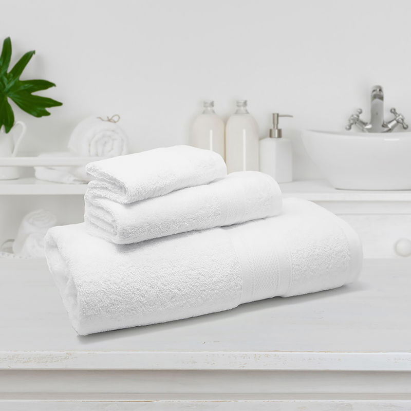 Buy My Trident Soft Comfort Towel Set, Cotton, 1 Bath Towel, 1 Hand ...