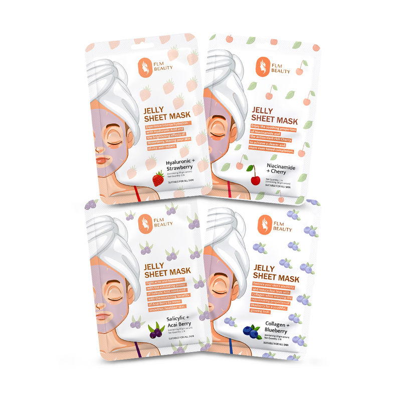 Buy FLM Beauty Hyaluronic Acid, Niacinamide, Collagen & Blueberry Jelly ...