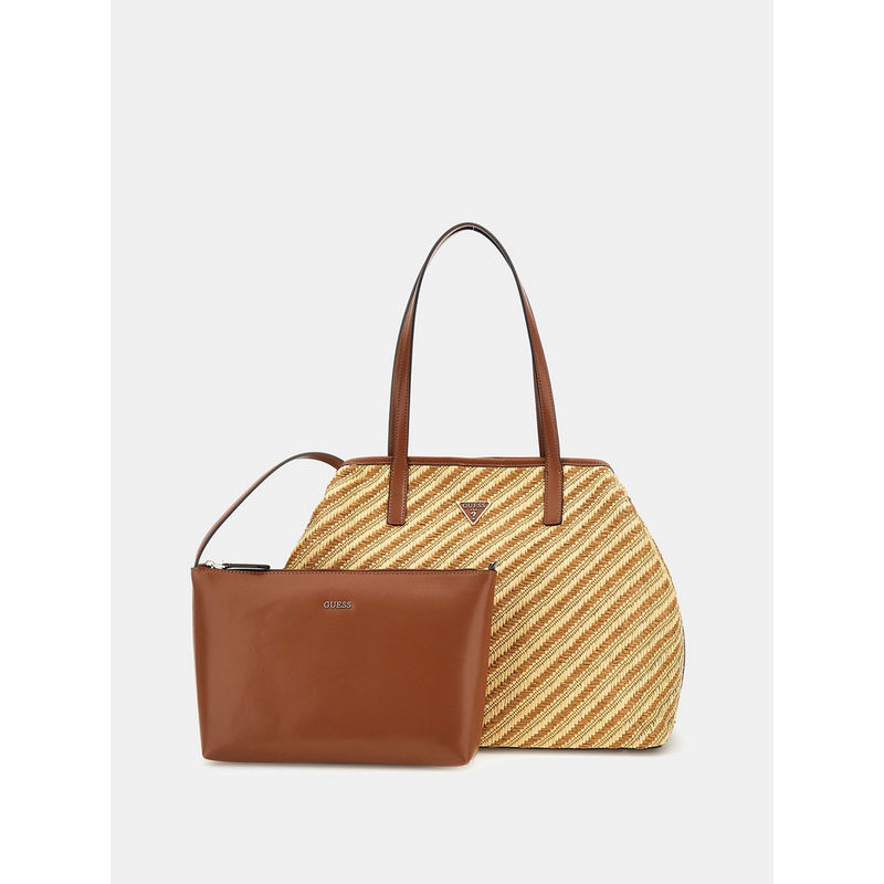 Buy Guess Natural Self-Design Vikky 2 In 1 Tote Online