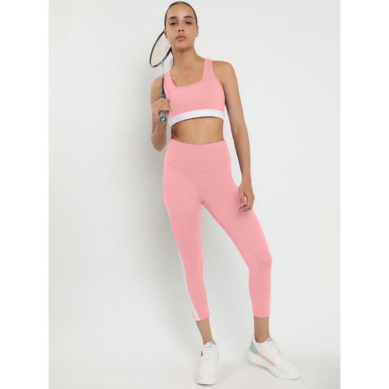 Buy Wear Jukebox Momentum Bra and Leggings High-Rise 23 Peach (Set of 2 ...