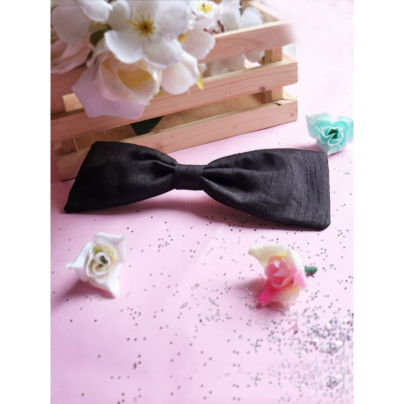 Buy Soho Boho Studio Dyna Black Long Bow Clip Online