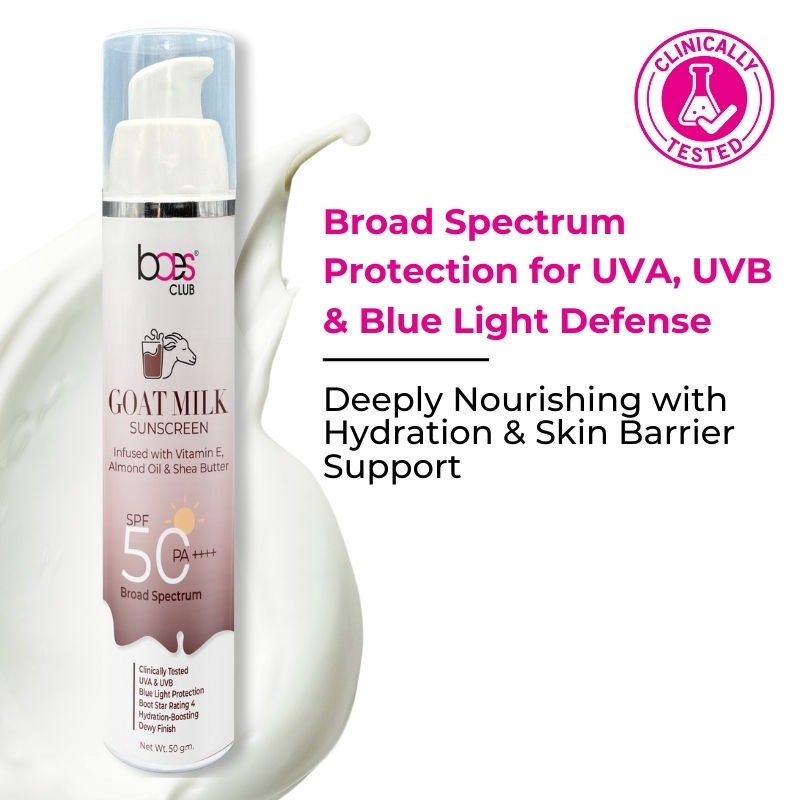 Buy Baes Club Goat Milk Sunscreen Spf 50 Pa++++ With Shea Butter ...