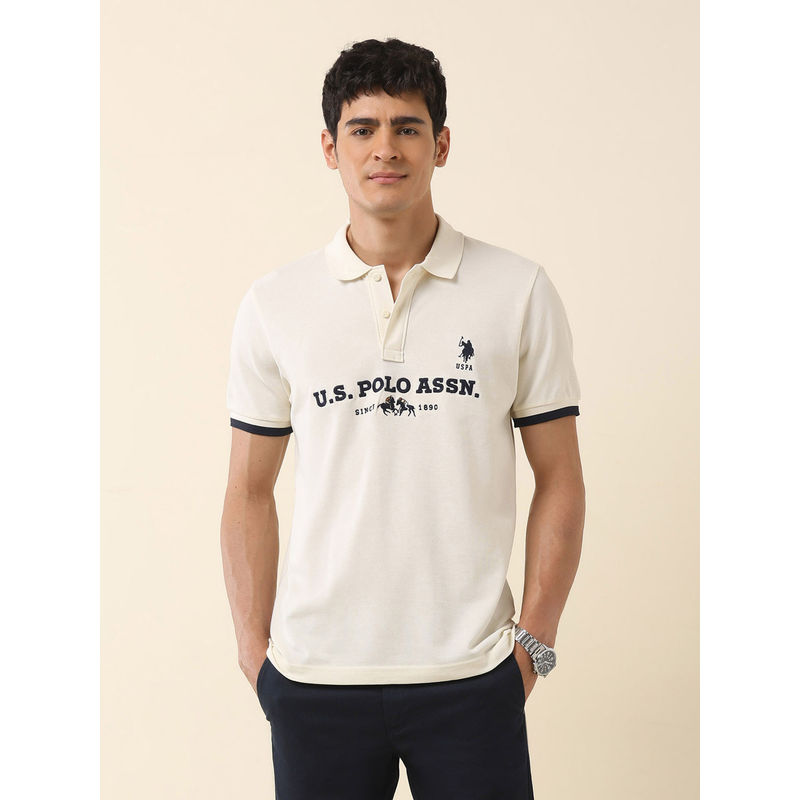 Buy U.S. POLO ASSN. Association Men's Brand Embroidered Summer Splash Polo T-shirt Online