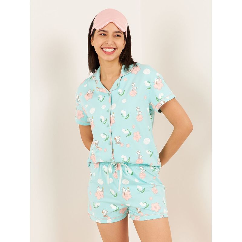 Buy Sweet Dreams Snoopy Snooze Shorts & Shirt (Set of 2) Online
