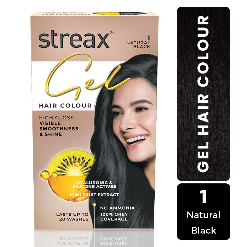 Buy Streax Gel No Ammonia 100% Grey Coverage Hair Color Online