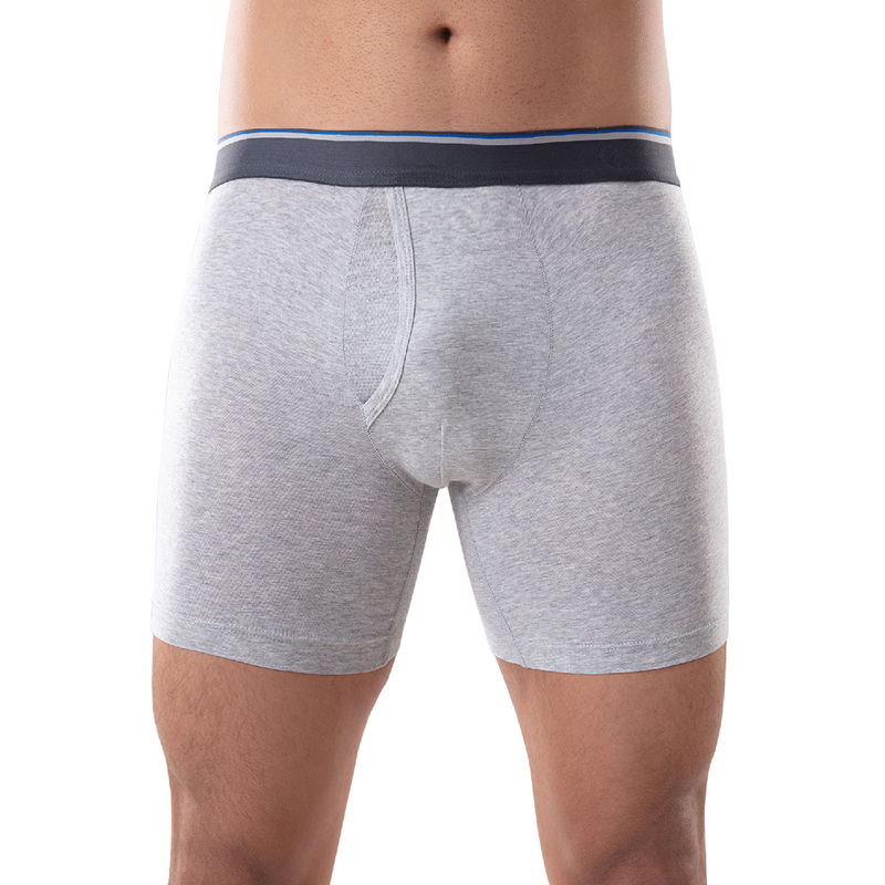 Buy GLOOT Anti Odor Cotton Tencel Cooling Boxer Brief-GLI003-Lt Grey ...