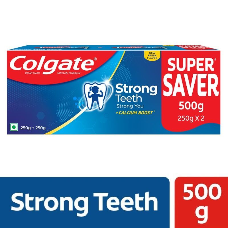 Colgate Strong Teeth Cavity Protection Toothpaste with Calcium Boost ...