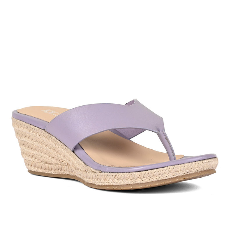 Buy Vanilla Moon Lavender Solid Heels Online