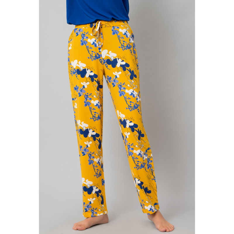 Buy NeceSera Yellow Floral Love Pyjama Online