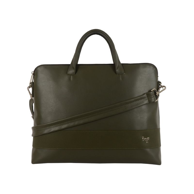Buy Baggit Equinox Large Green Laptop Bag (L) Online