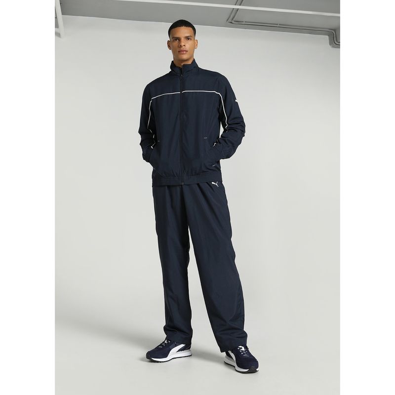 Buy Puma Mens Woven 2 Mens Blue Track Suit (Set of 2) Online