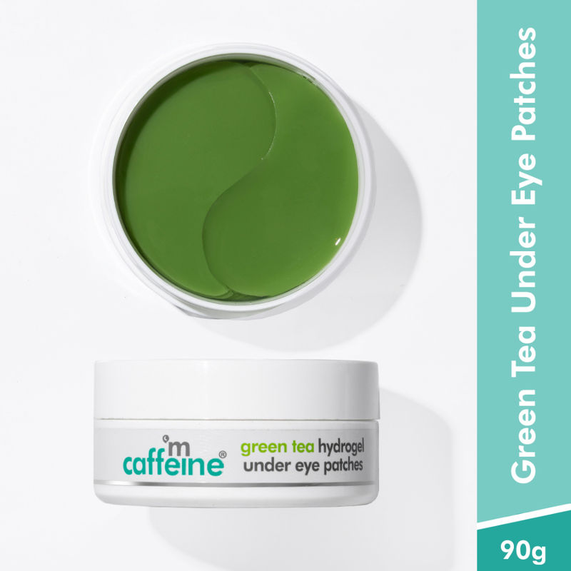 MCaffeine Green Tea Hydrogel Under Eye Patches for Fine Lines | 1% ...