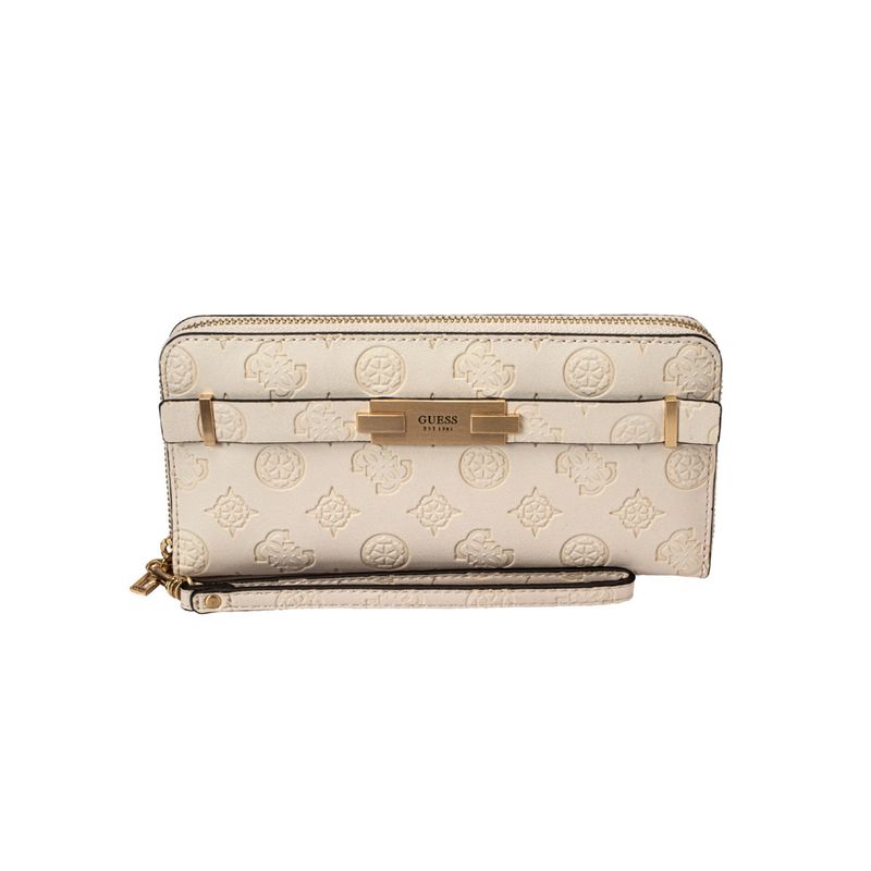 Buy Guess BEA SLG LARGE ZIP AROUND Grey Wallet Online