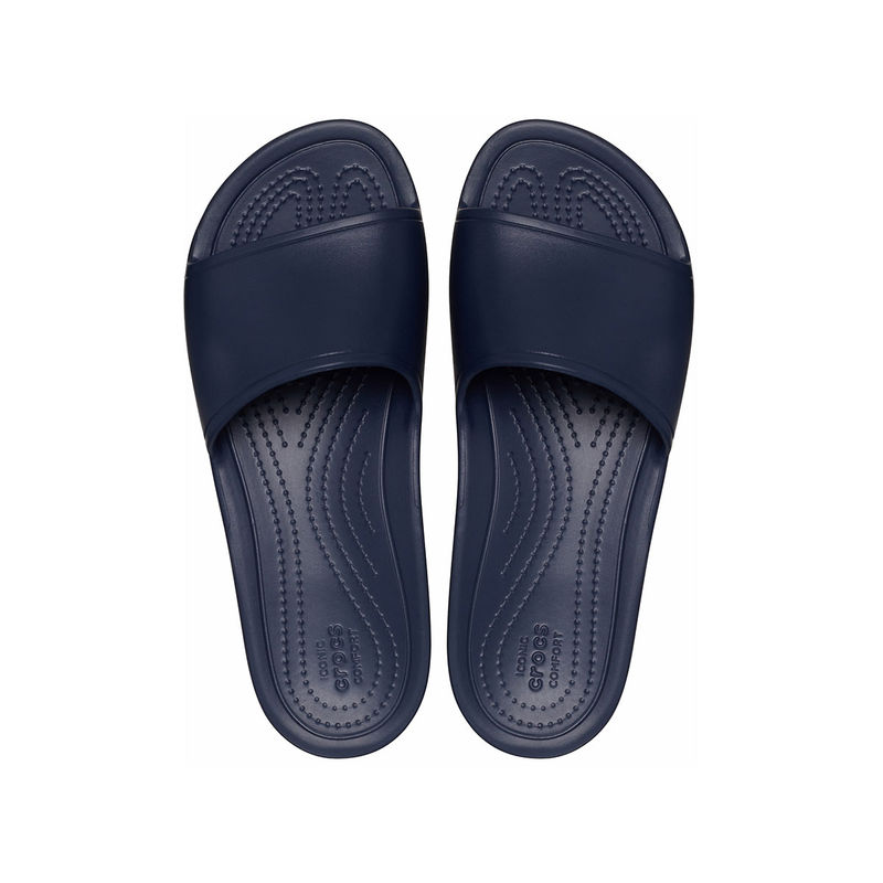 Buy Crocs Unisex Kadee Navy Blue Sliders Online