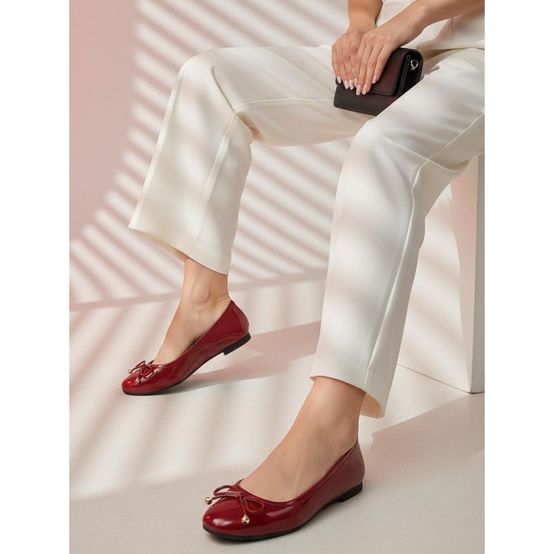 Buy ELLE Women Red Classic Ballerina Online