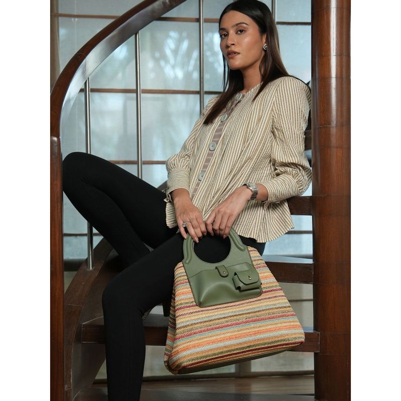 Buy HIE Green Nova Tote Bag Online