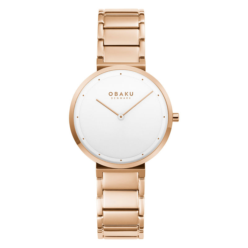 Obaku Klip Lillie Analog White Round Dial Women Watch - V258LXVISV-KB ...