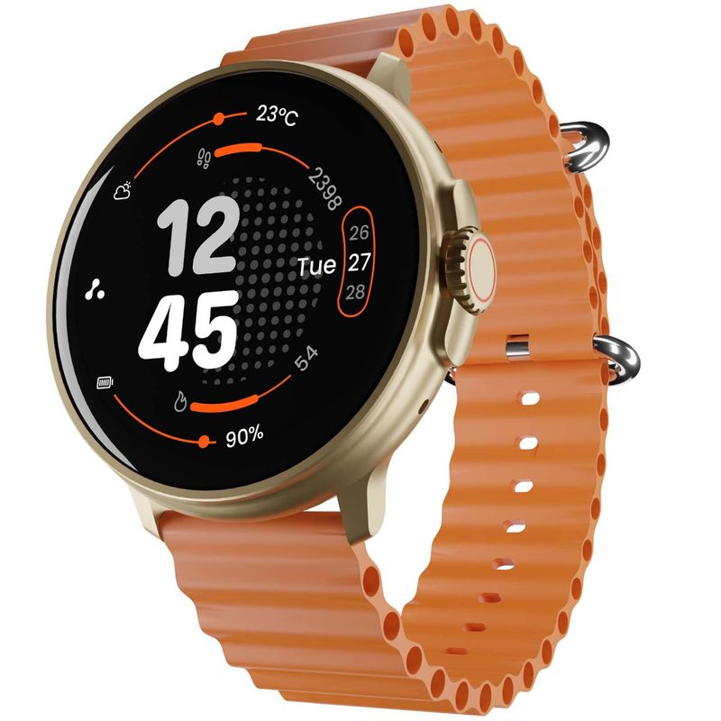Buy Ambrane Wise Rush Bluetooth Calling Smartwatch with Circular Dial ...