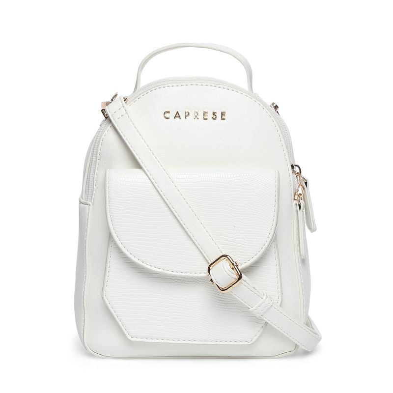 Buy Caprese Alyona Backpack Small White Online