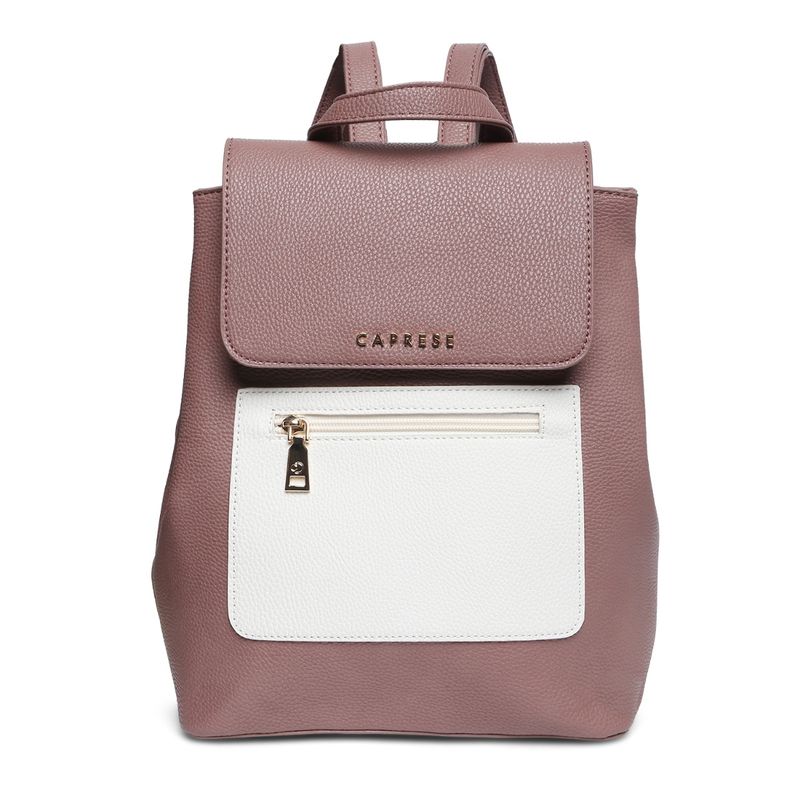 Buy Caprese Inessa Backpack Medium Dull Pink Online