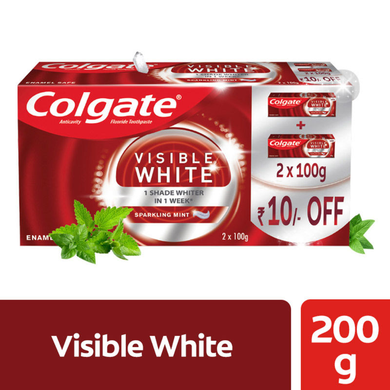 Colgate Visible White Sparkling Mint Toothpaste: Buy Colgate Visible ...