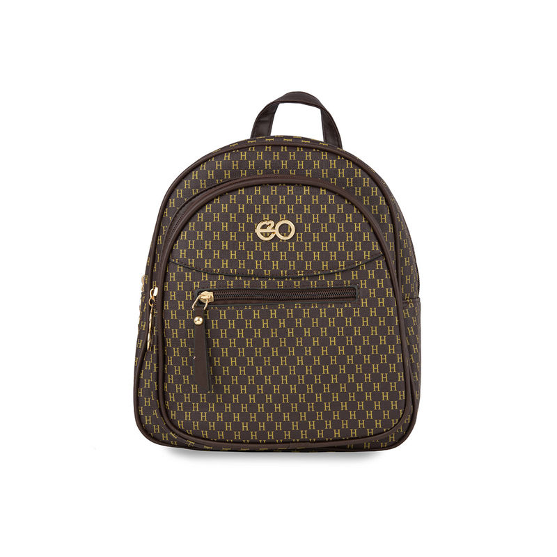 Buy E2O Structured Backpack For Women - Brown Online