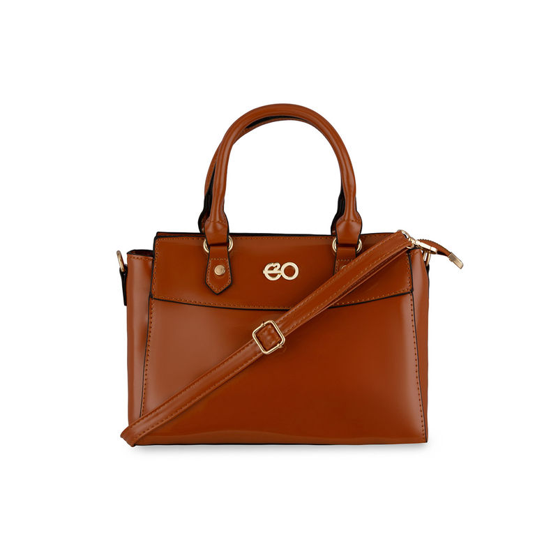 Buy E2O Structured Satchel For Women - Rust Online