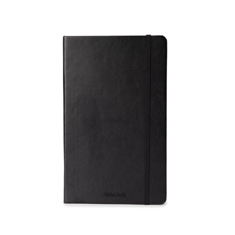 Pennline Hard Cover A5-Size Waltz Notebook Ruled - Black: Buy Pennline ...