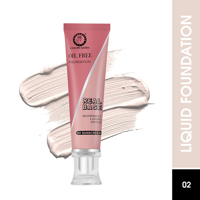 Buy Colors Queen Real Base Oil Free Foundation Online