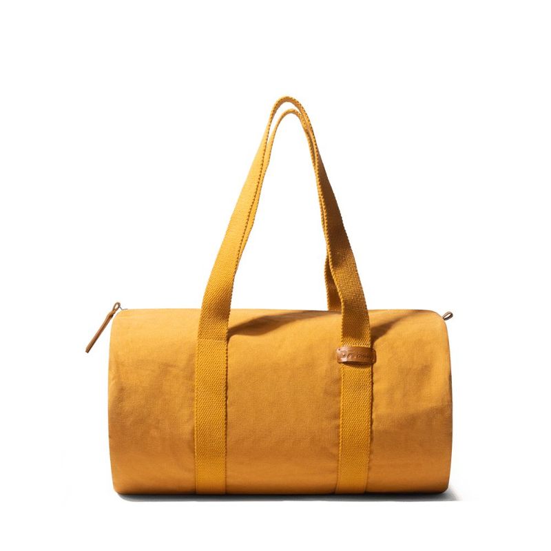 Buy DailyObjects Mustard Yellow Swing Duffle Bag Online