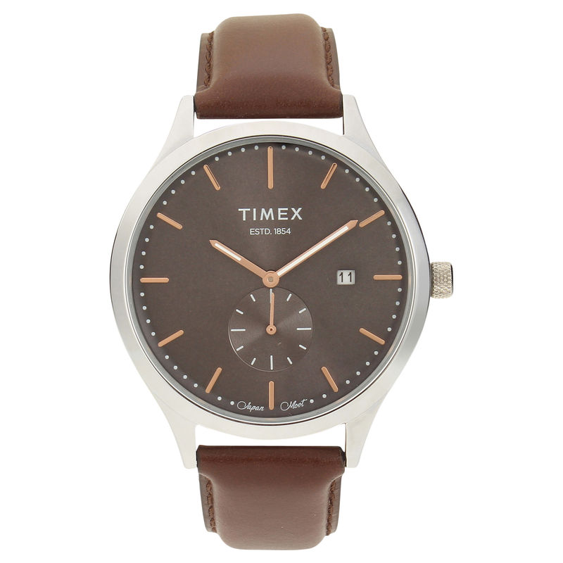 Buy Timex Analog Grey Dial Men's Watch (TW000T315) Online