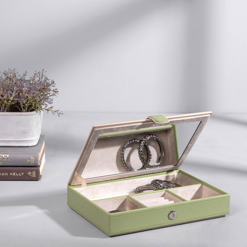 Buy Pure Home + Living Green Cream Jewellery Box (1) Online