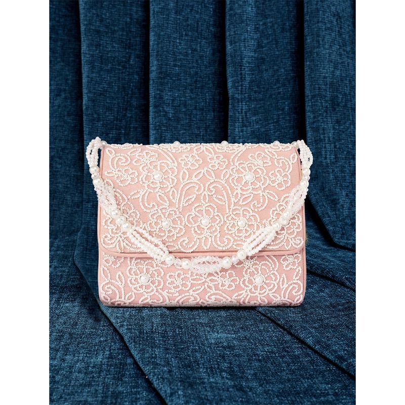 Buy Peora Peach Clutch Purse for Women Online