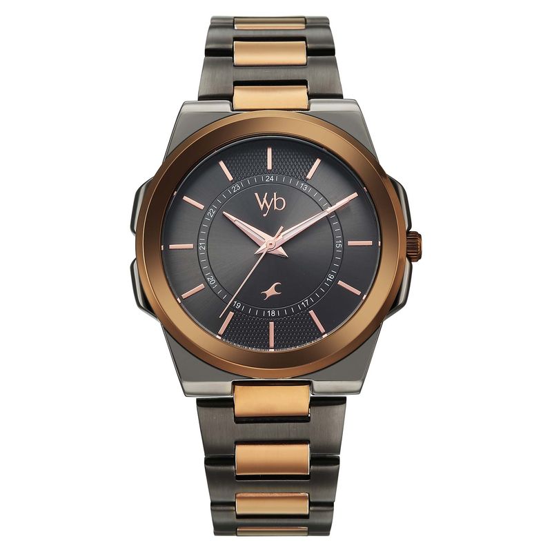 Buy Fastrack Vyb 6.0 Nimbus Quartz Grey Round Dial Men's Watch ...