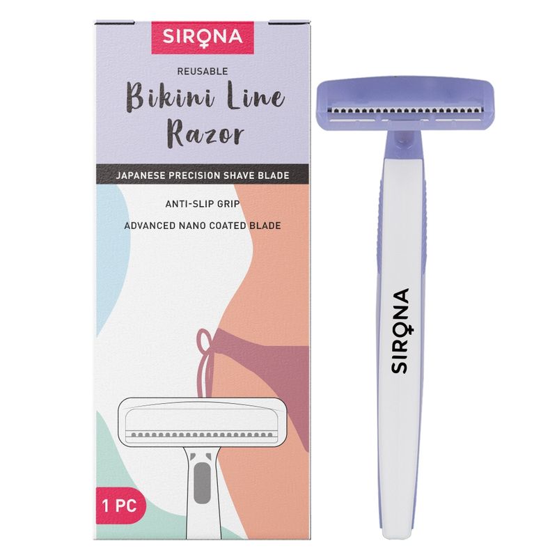 Buy Sirona Reusable Bikini Line Razors For Women, Japanese Precision ...