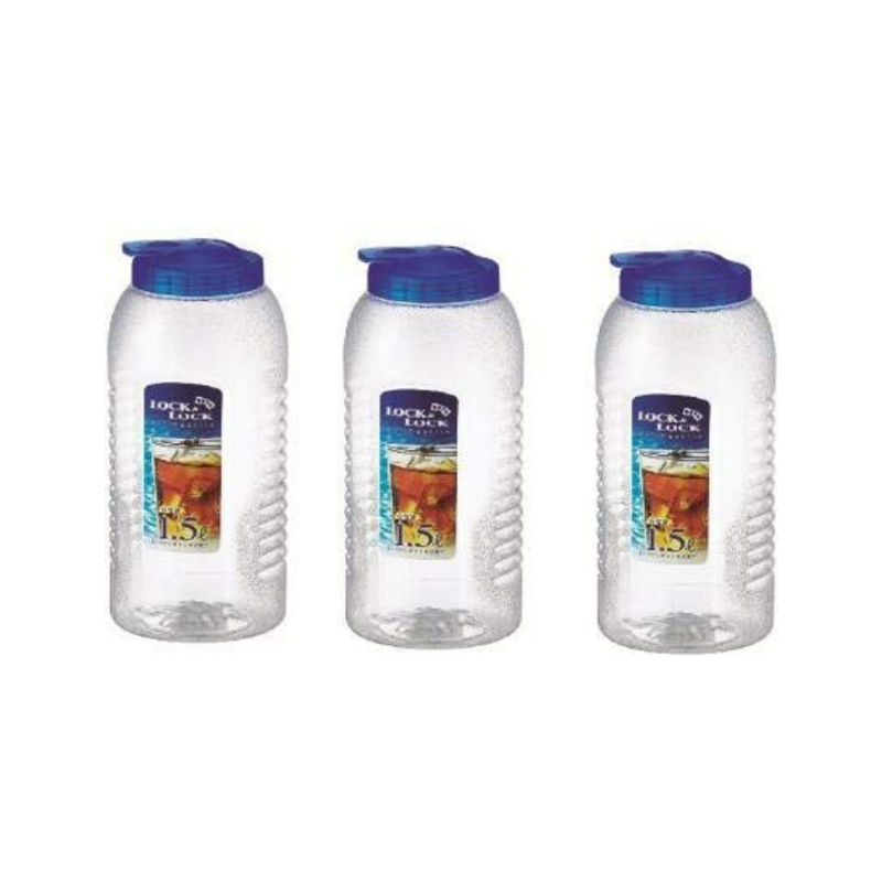Buy Lock & Lock Aqua Easy Grip Bottle, 1.2 Litres, Transparent (pack Of ...