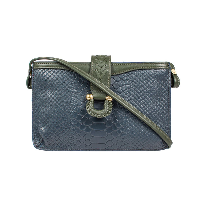 Buy Hidesign Ee Frieda W3 Rf-snake Mel Ran-m Blue Emer Online