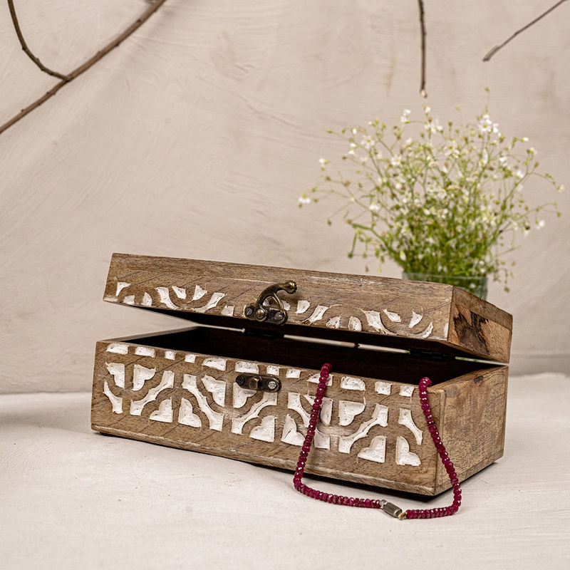 The 7 DeKor Geo metric Wooden Storage Box: Buy The 7 DeKor Geo metric ...