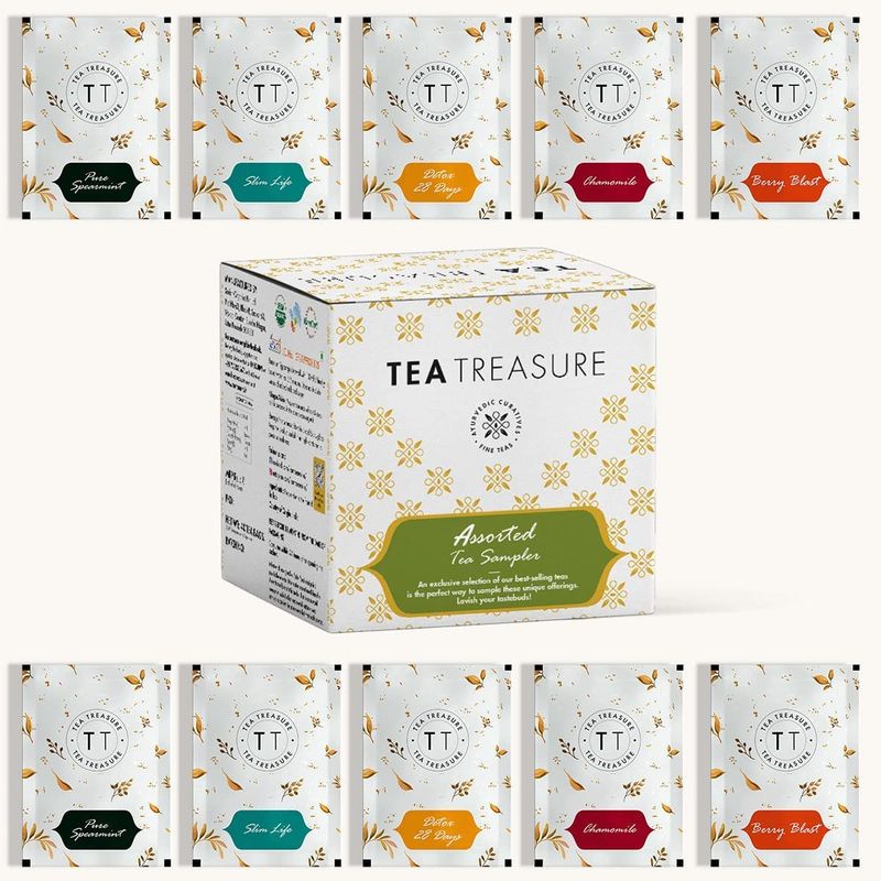 Buy Tea Treasure Assorted Tea Sampler Kit Online