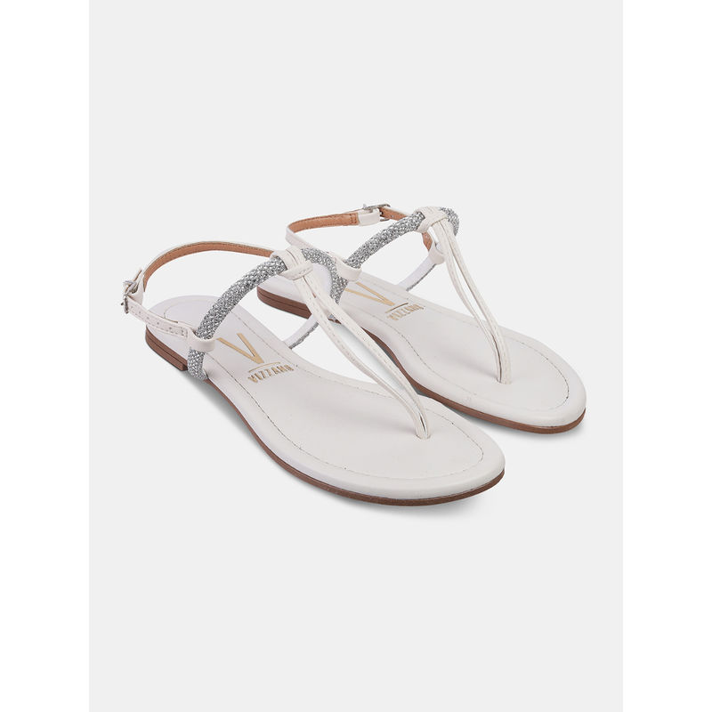 Buy Vizzano Women Casual T-Strap Sandals Silver Online