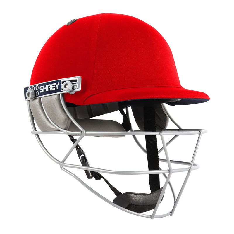 Buy Shrey Match 2.0 Steel-Red Cricket Helmet Online