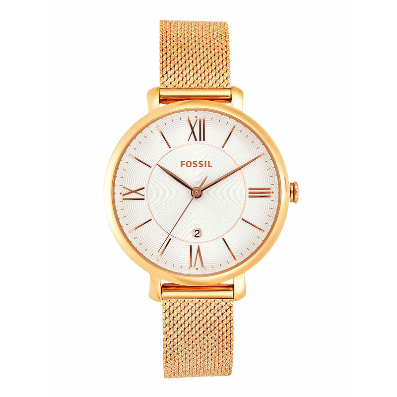 Buy Fossil ES4352 Jacqueline Rose Gold Watch For Women Online