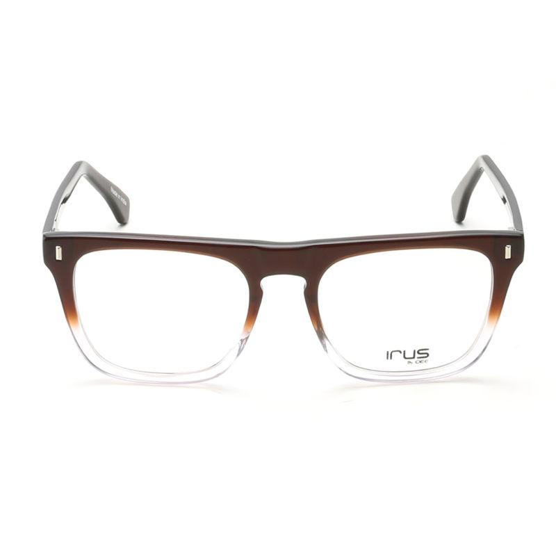 Buy IRUS Men Full Rim Square Shiny Crystal Multi-Color Acetate Eyeglass ...